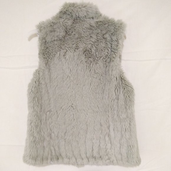 Zara | Jackets & Coats | Zara Light Grey Girls Fur Vest 11 | Poshmark
